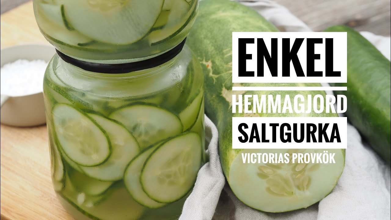 ≫ Enkel saltgurka - Underbar Brygga
