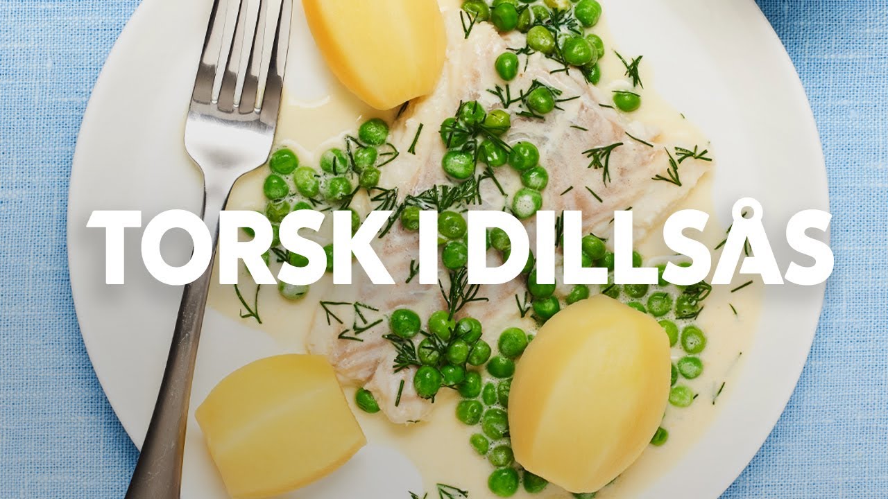 ≫ Kokt torsk i dillsås - Underbar Brygga