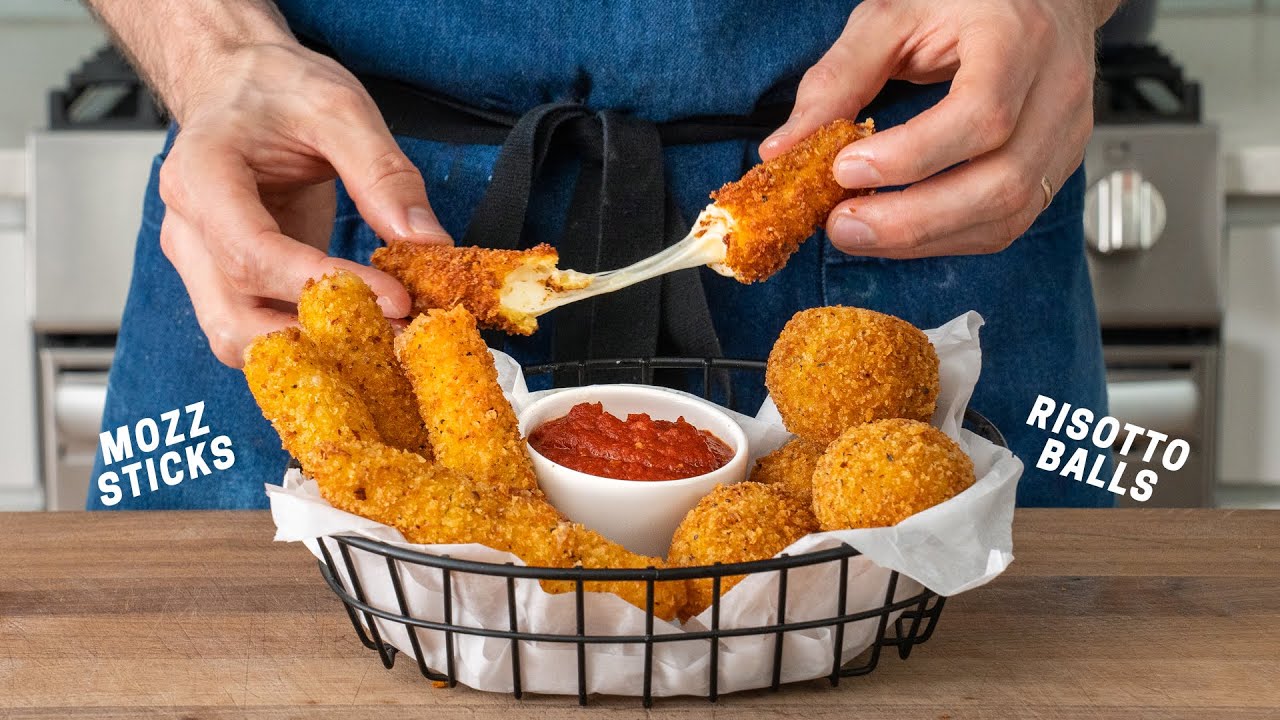 ≫ Mozzarella sticks - Underbar Brygga