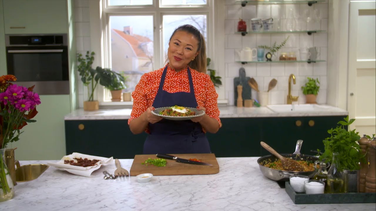 ≫ Stekt ris med ägg tonfisk och sweet chili - Underbar Brygga