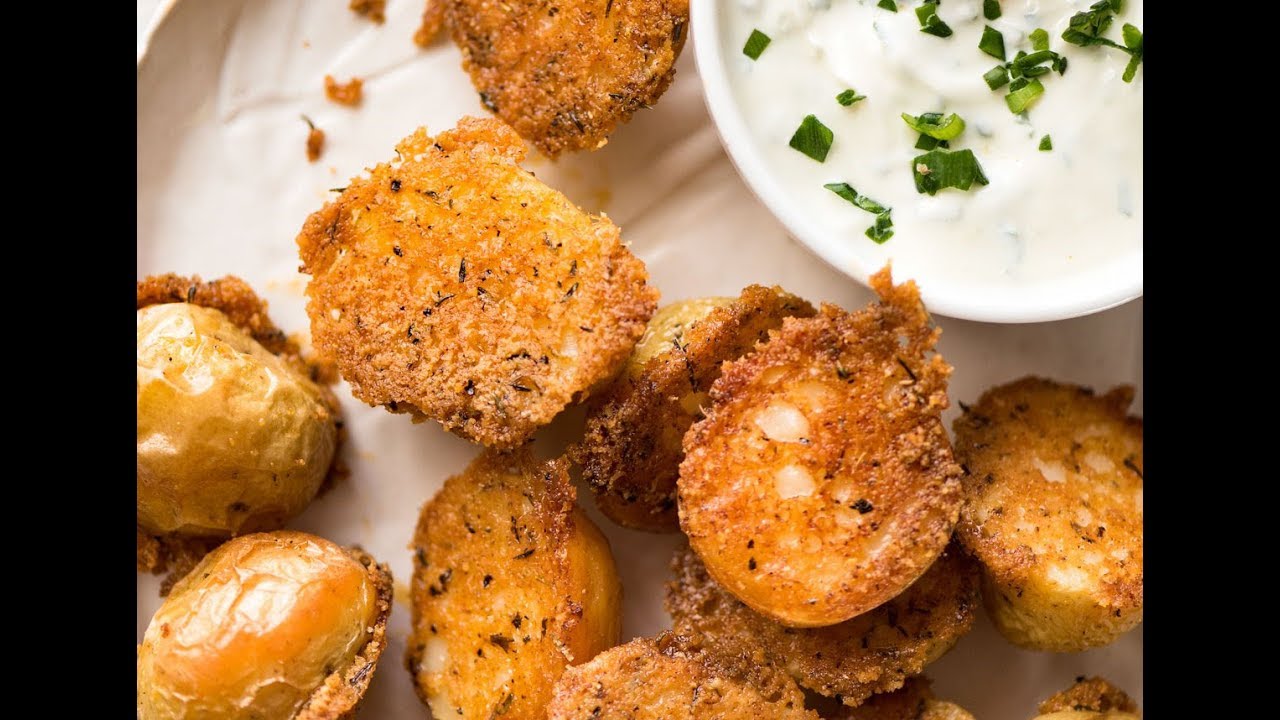 ≫ Smashed potatis med parmesan och brantevikssill - Underbar Brygga